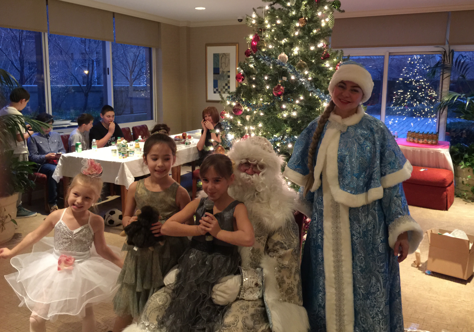 Ded Moroz, Snegurochka, Baba Yaga, Brooklyn Heights, Russian New Year ...