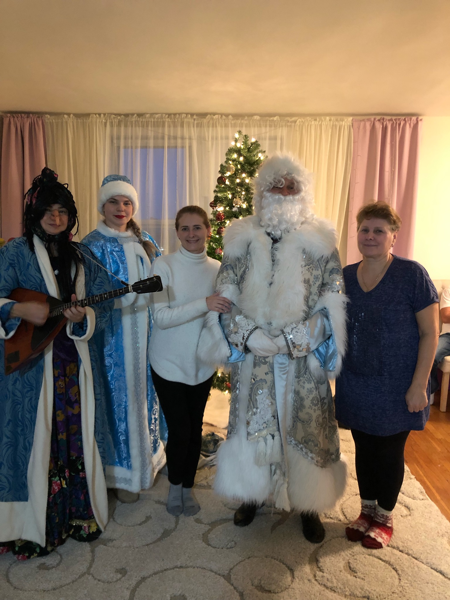 Ded Moroz, Snegurochka, Baba Yaga, surprise visit to Bensonhurst ...