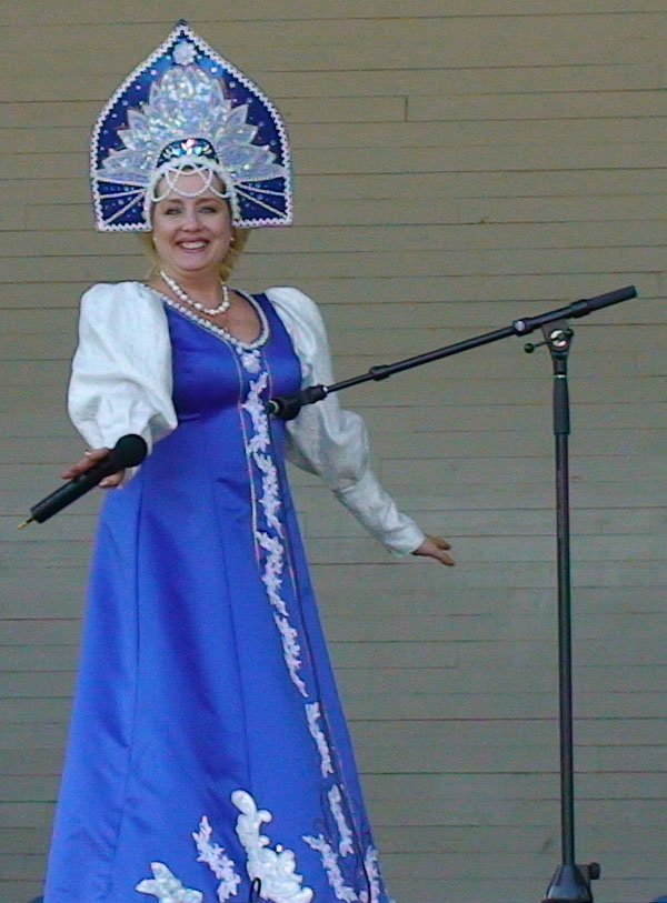 Russian singer Marina Zhuravleva from Calgary, Canada